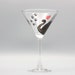 Hand Painted Cat Martini Glass Painted Cat Silhouette Martini - Etsy