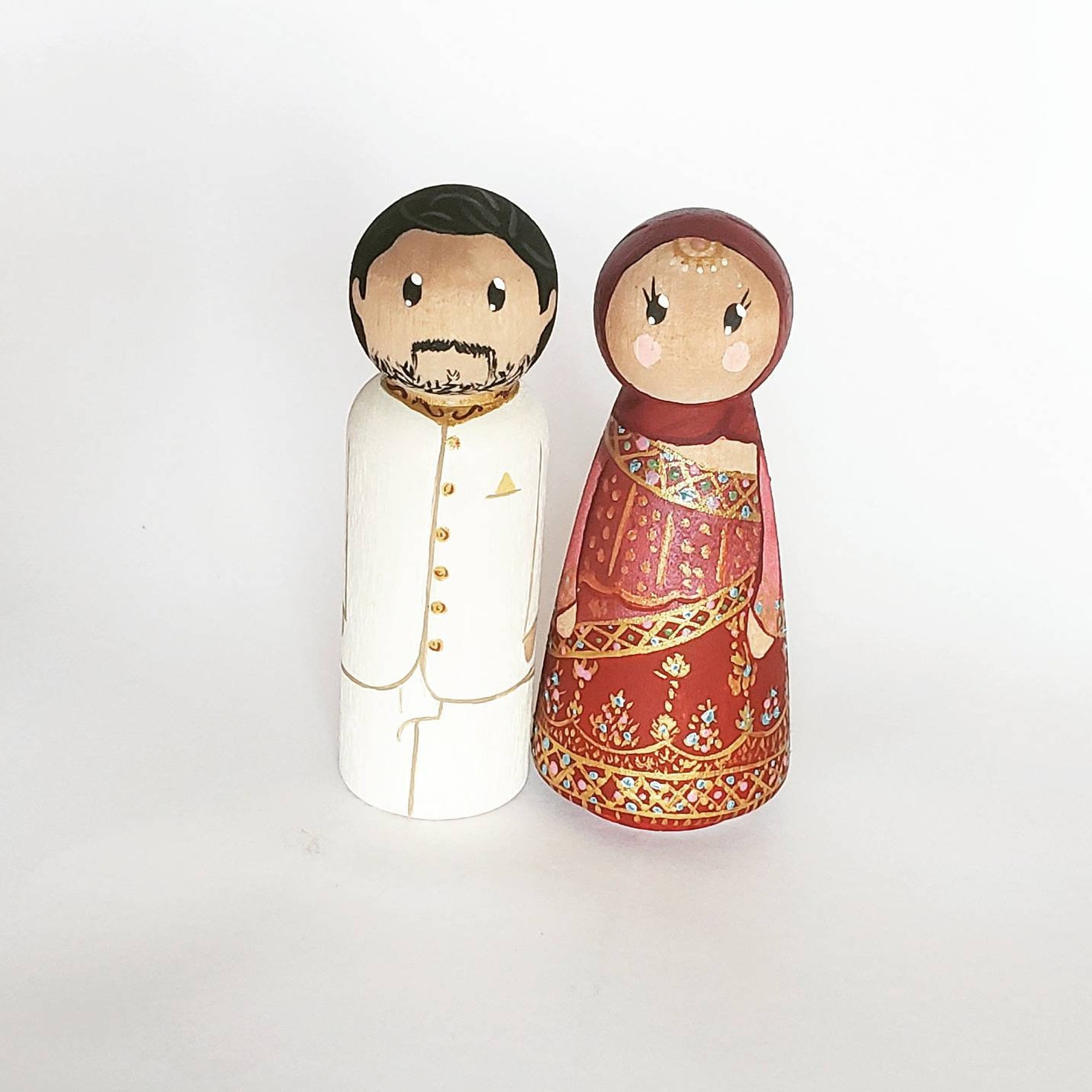 Custom Cultural Wedding Cake Topper Traditional Wedding Cake | Etsy