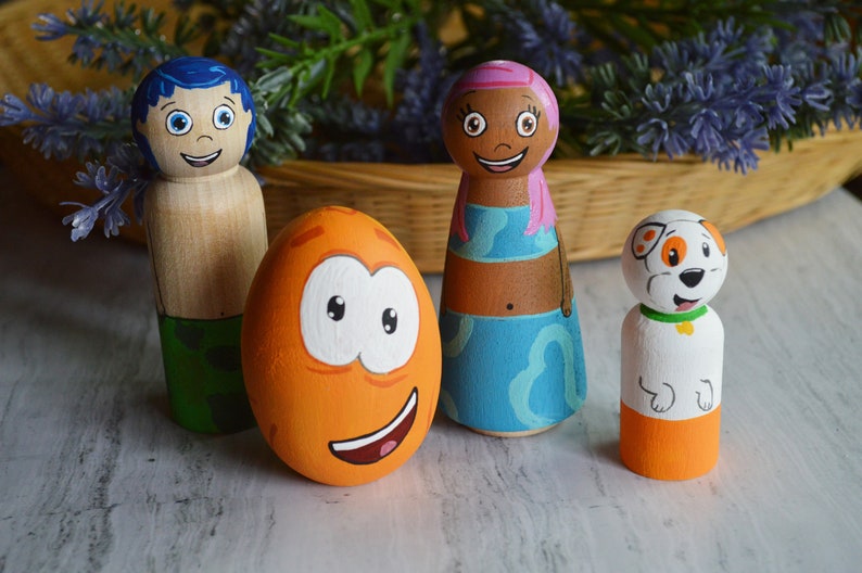 Custom Request Character Peg Character Peg Doll Princess | Etsy