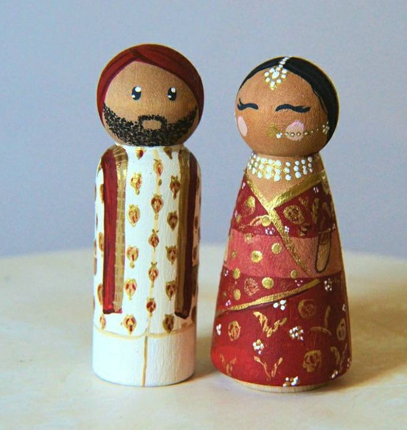 Custom Cultural Wedding Cake Topper Traditional Wedding Cake | Etsy