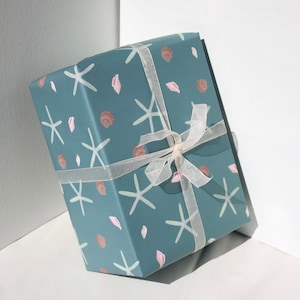 Seashell Wrapping Paper (50cmx70cm Sheet) - Etsy UK