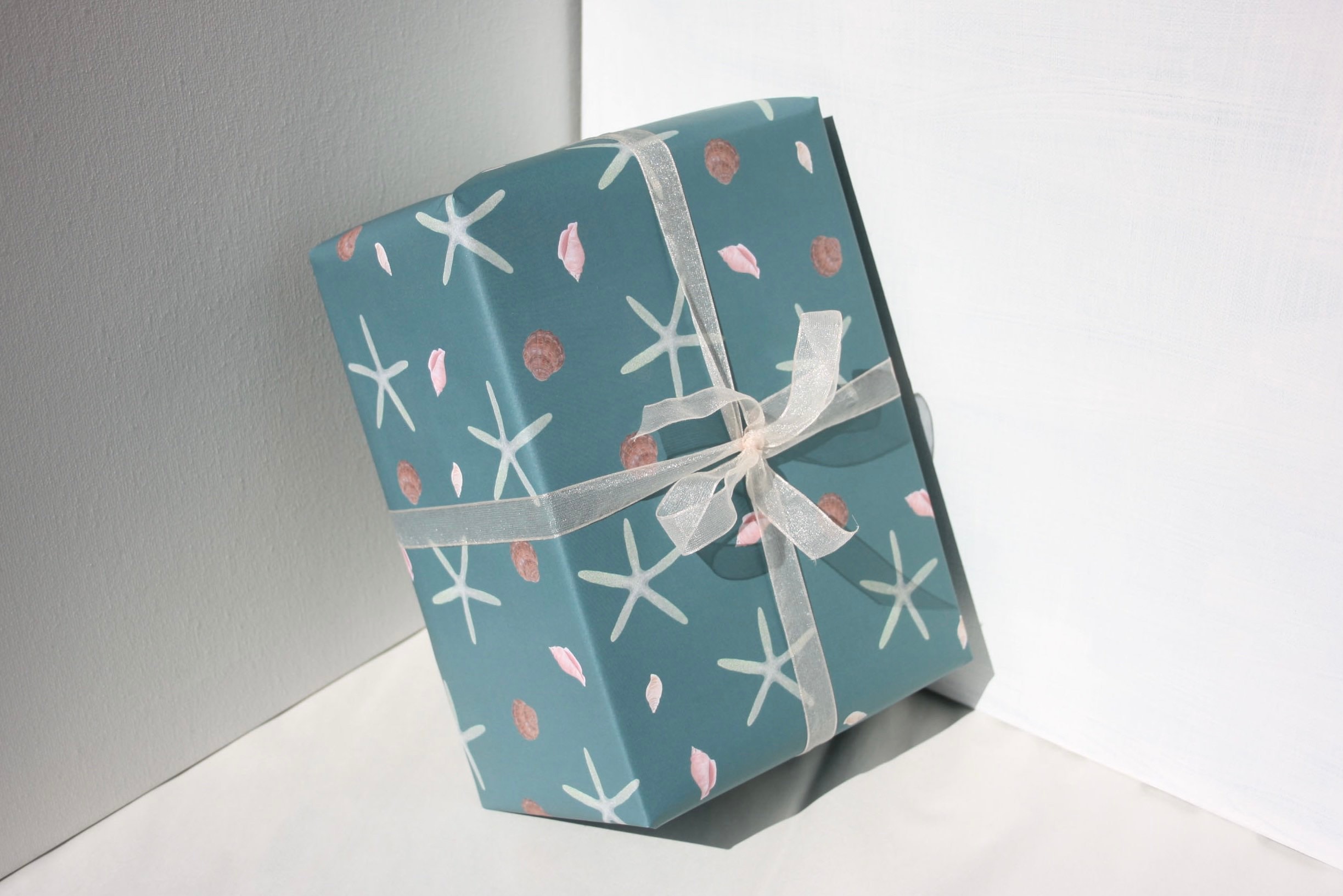 Seashell Wrapping Paper 50cmx70cm Sheet - Etsy UK
