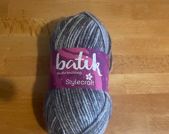 Stylecraft Batik DK in Graphite #1915 - Etsy