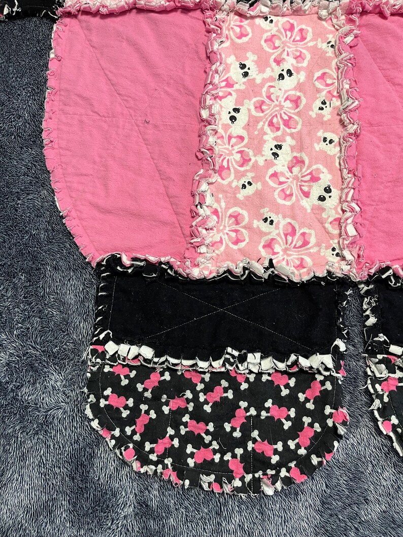 Dog Shaped Rag Quilt With Floppy Ears - Etsy