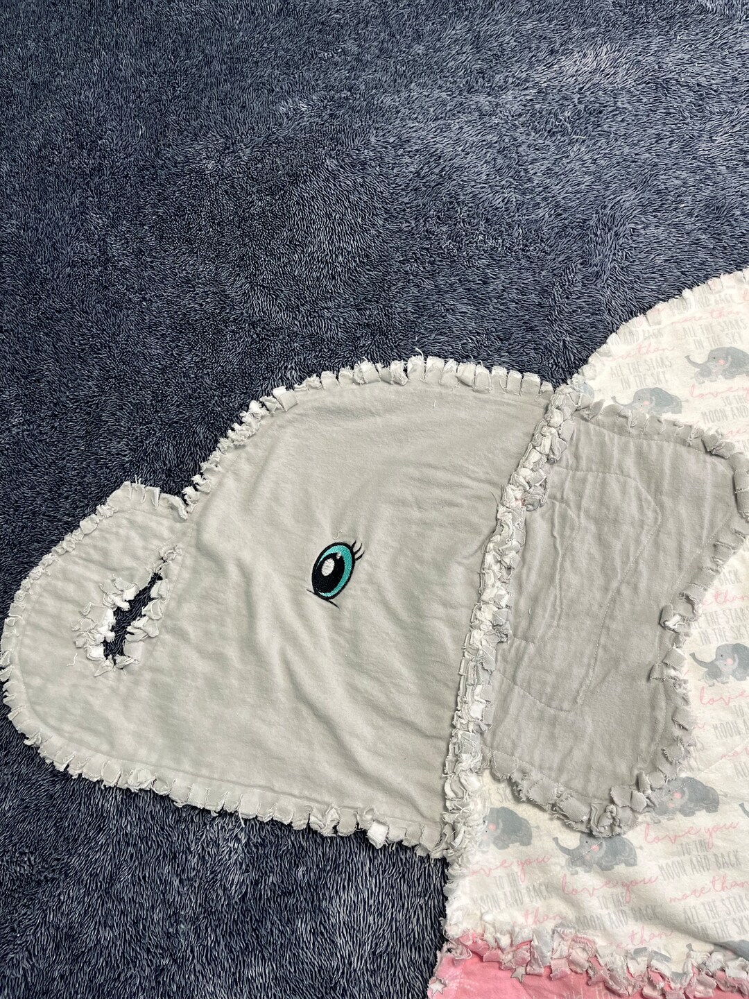 Elephant Rag Quilt Toddler, Baby, Child - Etsy