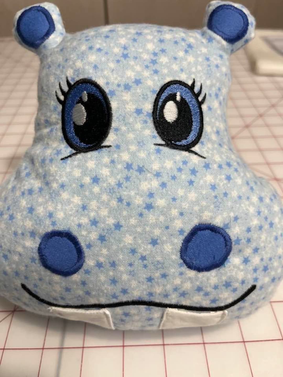 Hippo Tooth Fairy Pillow With Teeth Pockets - Etsy