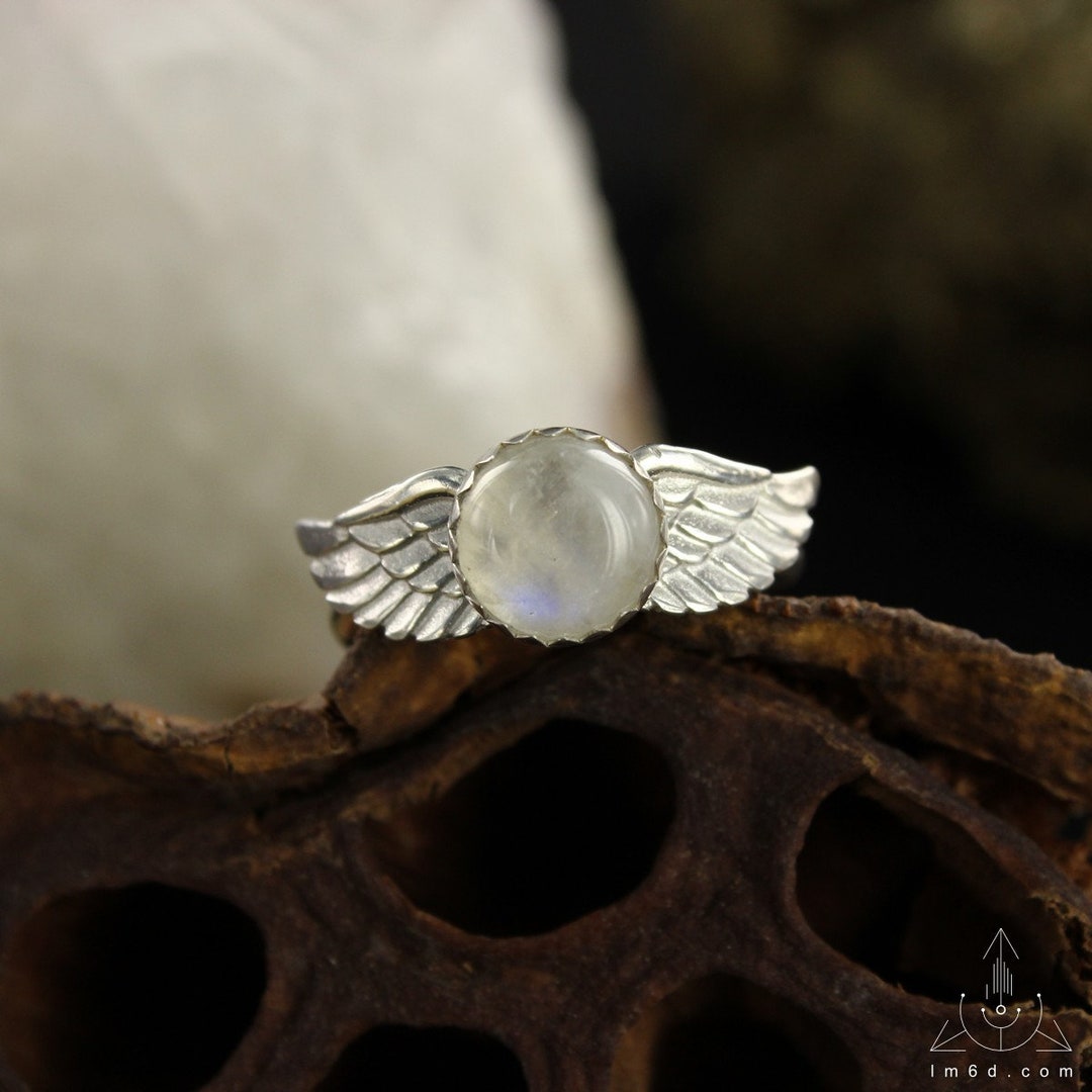 Wing Ring Angel Wings Ring Feather Ring Dreamcatcher Ring Boho Ring ...