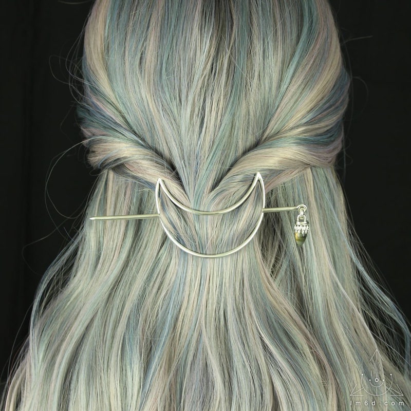 Moon Hair Pin - Etsy