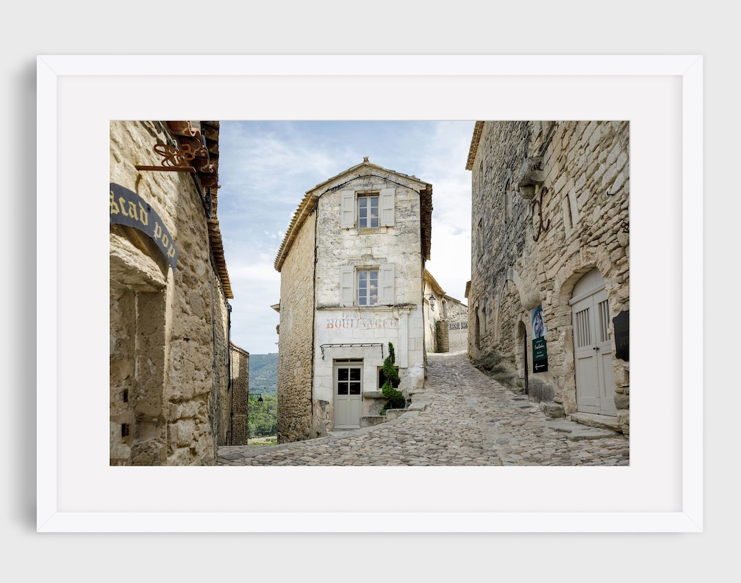 Provence Fine Art Print, French Country Poster, Lacoste, France, Travel ...