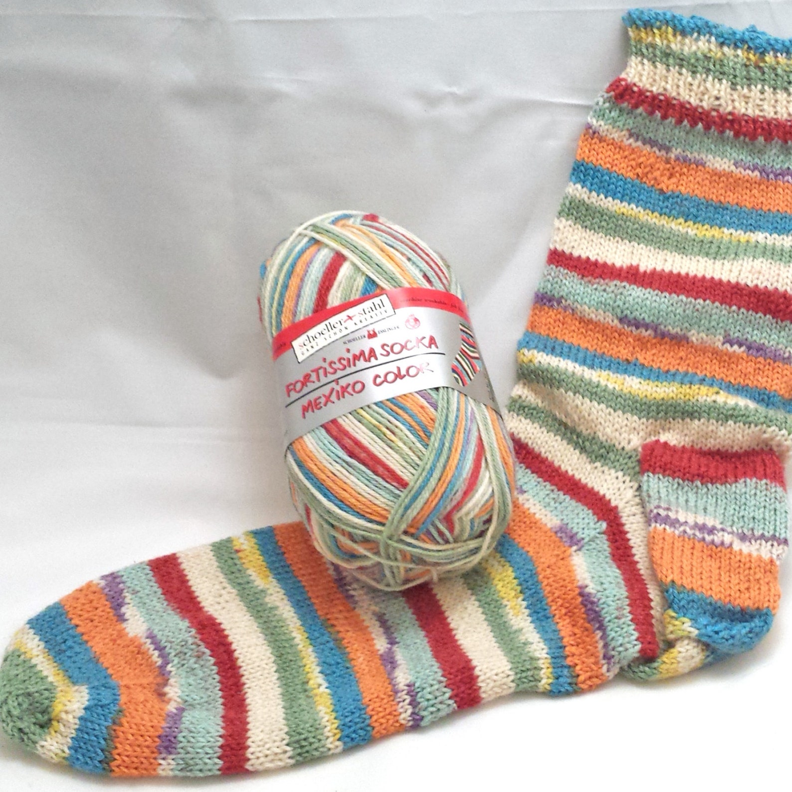 Sock Yarn Self Patterning. 50g Ball of Schoeller and Stahl - Etsy