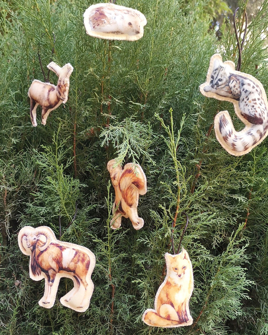 Felt Animal Keychains – Handmade Mediterranean Wildlife Charms for Bags ...