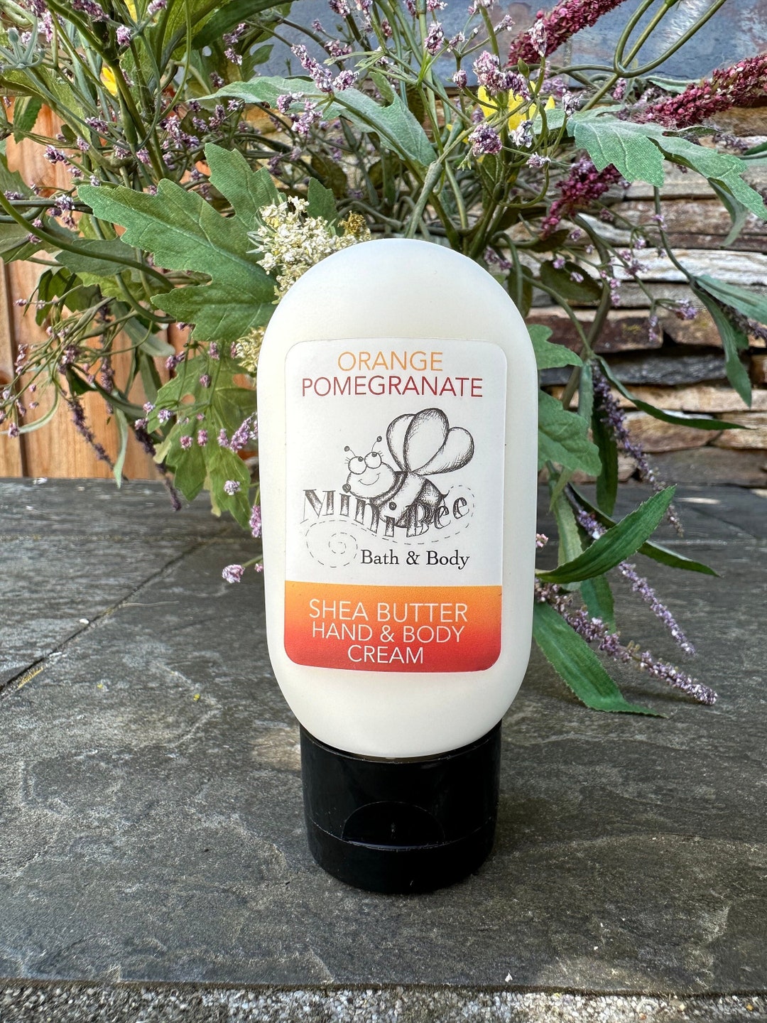 ORANGE POMEGRANATE Hand Cream, Body Cream, Shea Butter Handmade Cream ...