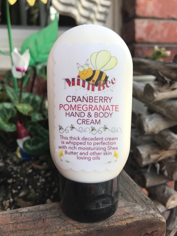 CRANBERRY POMEGRANATE Hand Cream Body Cream Shea Butter - Etsy