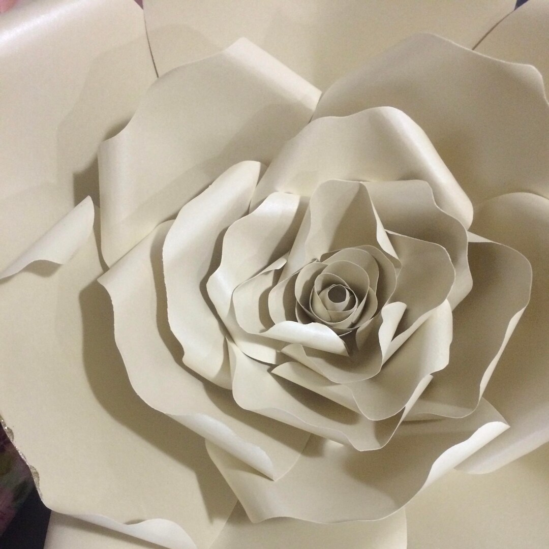Handmade Paper Flowers - Paper Roses - Floral Backdrop - Baby Shower ...