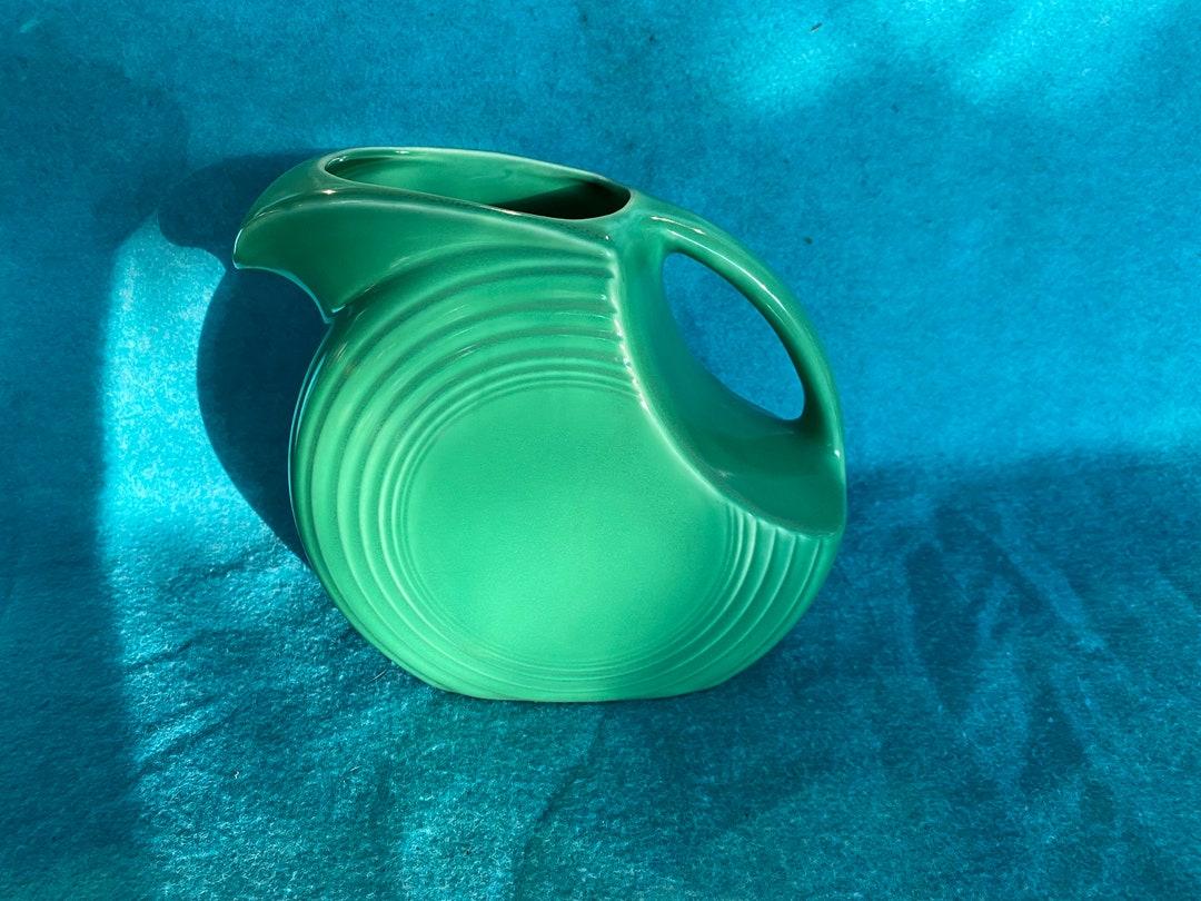 Homer Laughlin Fiesta Pitcher Disk Water Original Light Green - Etsy