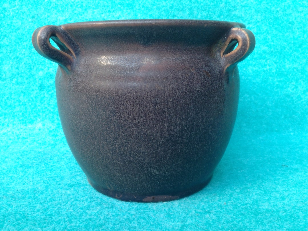 Merrimac Pottery New England Arts & Crafts 4 Handled Urn Vase 5 1/4 by ...