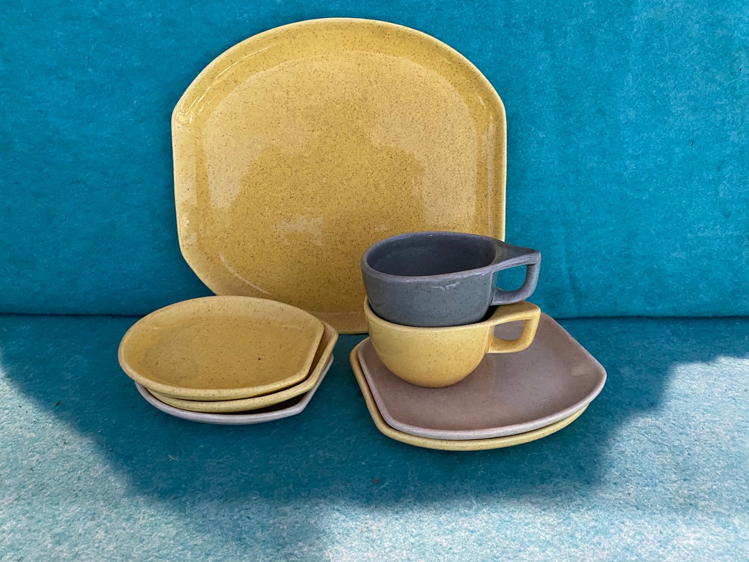 Denwar Ceramics California Pottery Bantu 9 Assorted Pieces: 1 Dinner ...