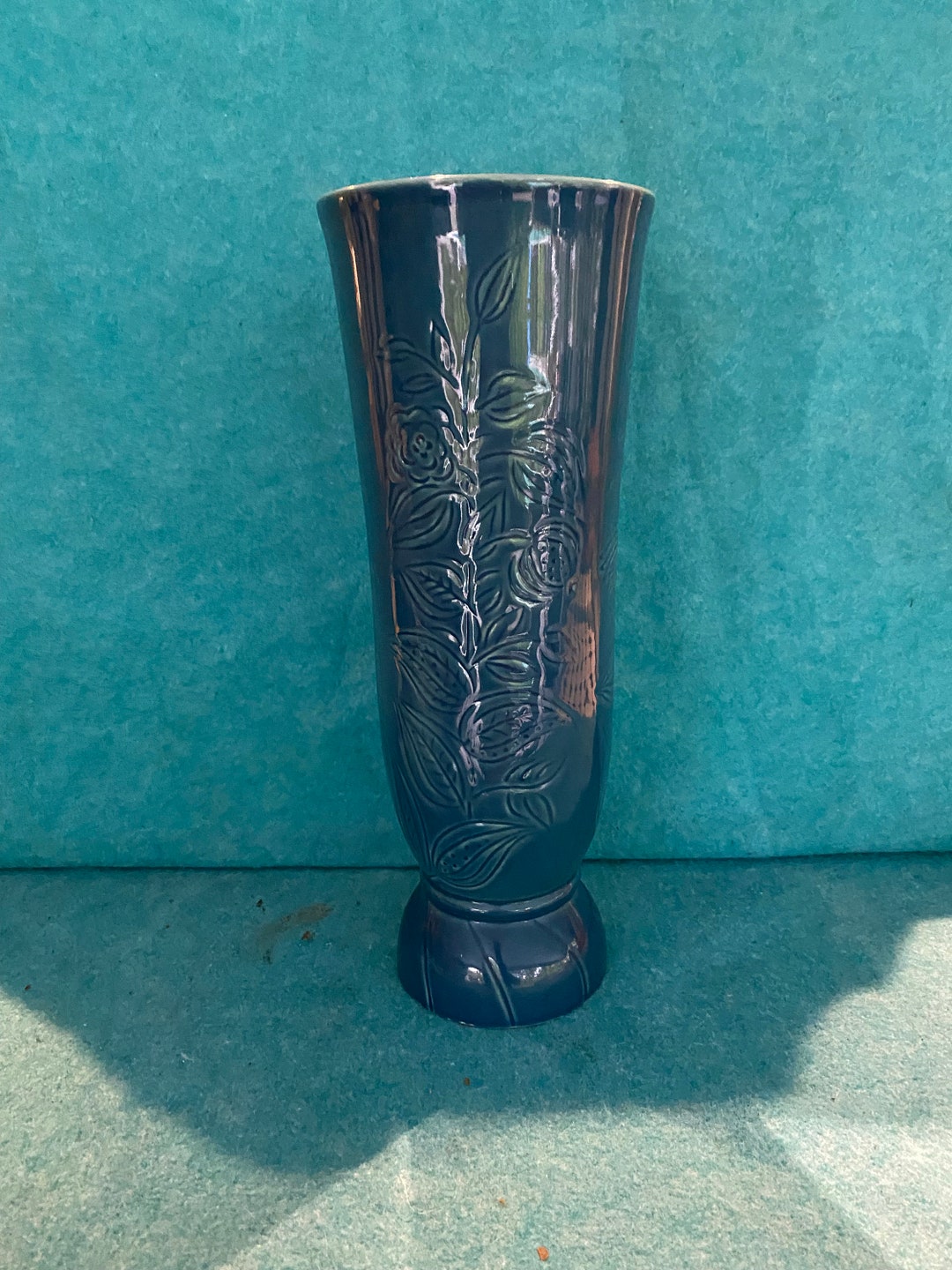 General Ceramics Carillon Pottery Vally Wieselthier Tall Floral Vase 14 ...
