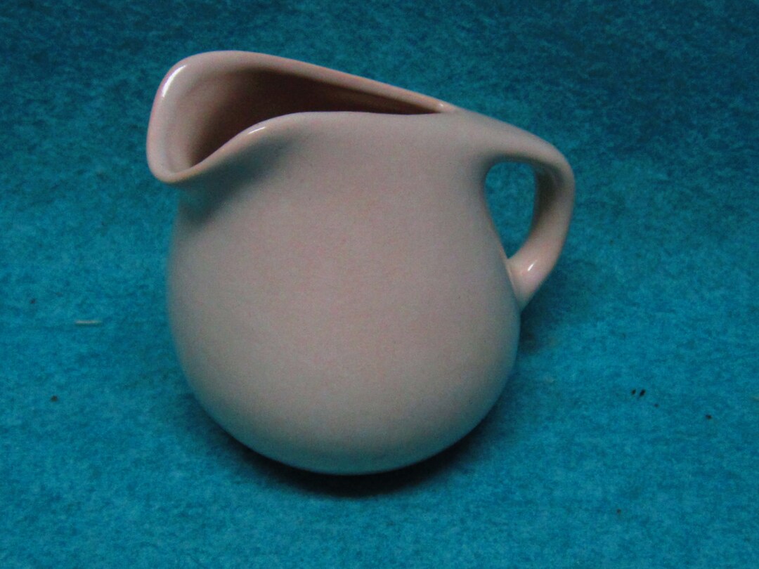 Roseville Pottery Raymor Creamer 158 Contemporary White Ben Seibel - Etsy