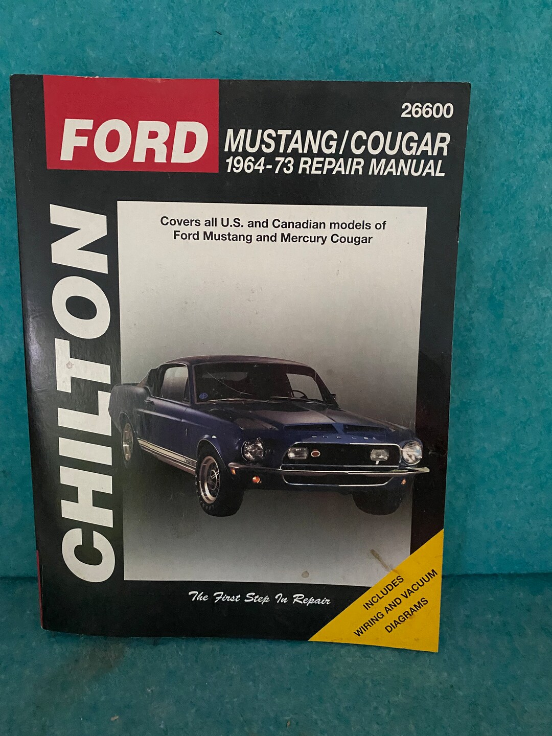 Book 1964-73 Ford Mustang Cougar Chilton Repair Shop Service Manual ...