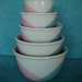 Hall China Tritone Mixing Bowl Set 5 Piece Complete Eva Zeisel - Etsy