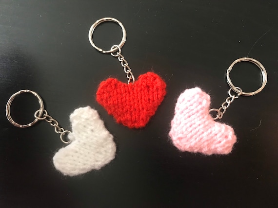 Pocket Hug Heart Keyring Key Chain Hand Bag Charm Thank You | Etsy