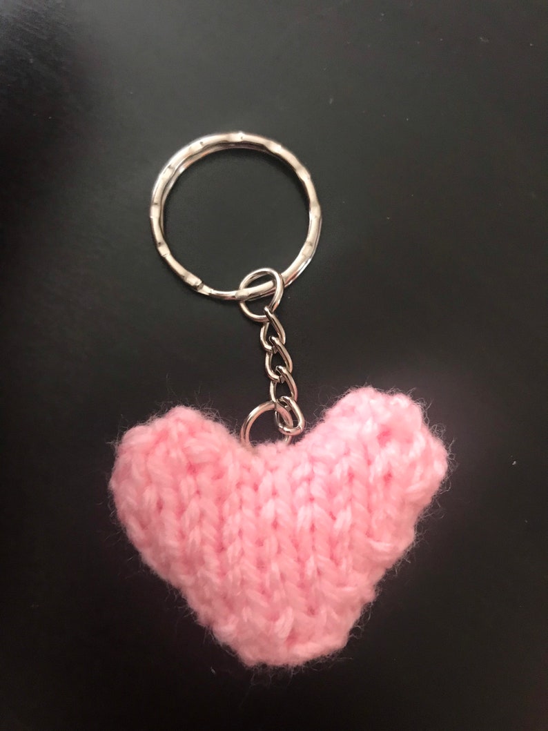 Pocket Hug Heart Keyring Key Chain Hand Bag Charm Thank You | Etsy