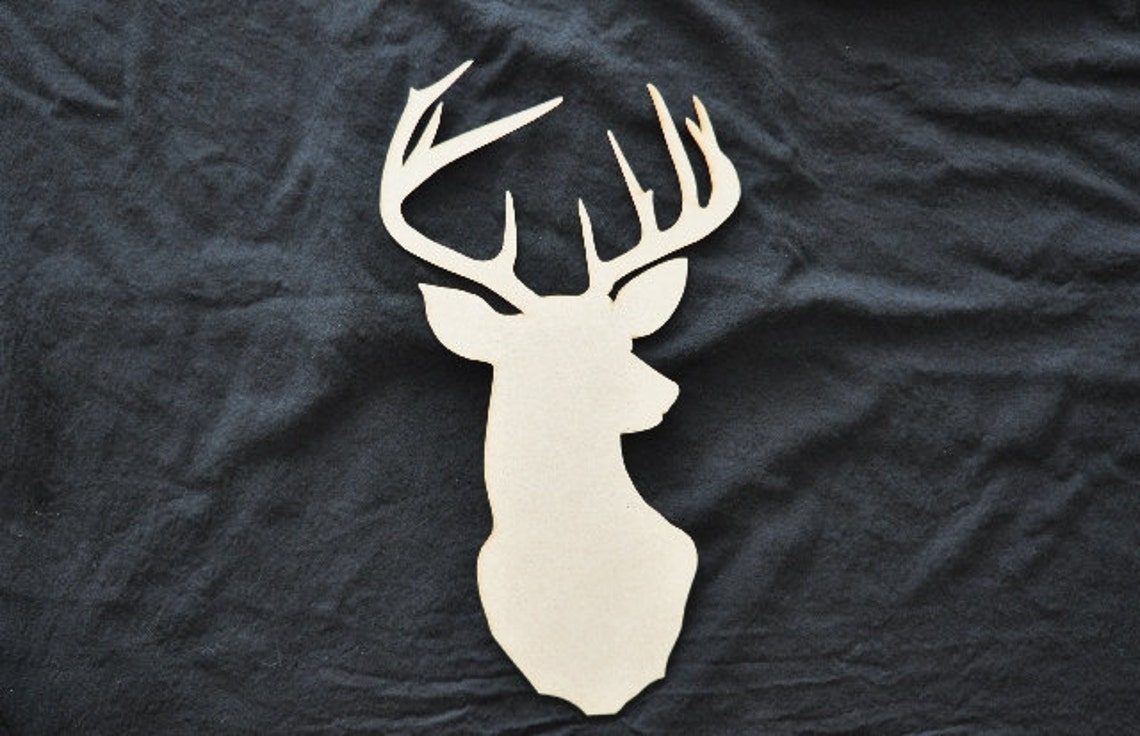 Deer Cut Out laser cut for Decoupage DYI Home Decor | Etsy