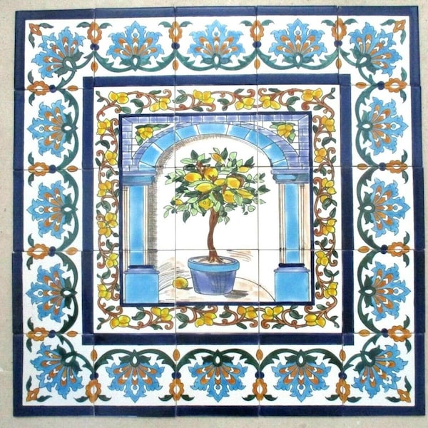 Mosaic Mural Backsplash - Etsy