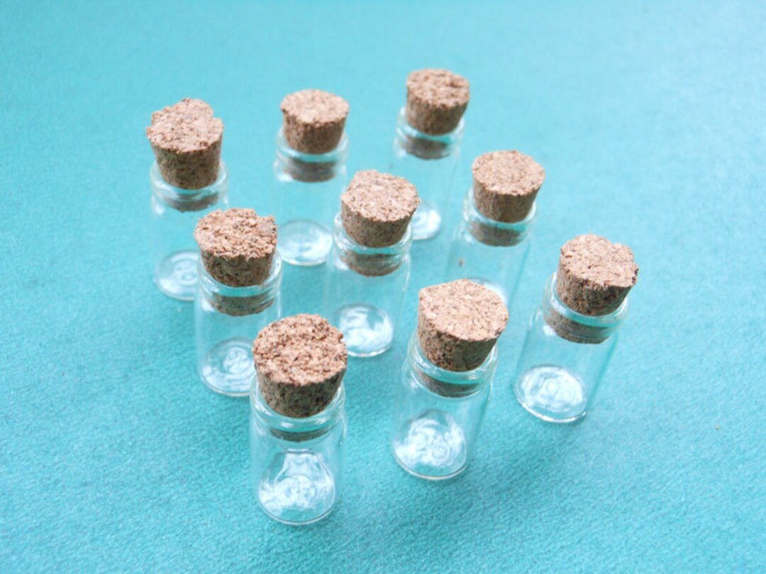 50pcs 9x18mm Empty Glass Vials. Glass Bottles. Mini Glass Bottles ...
