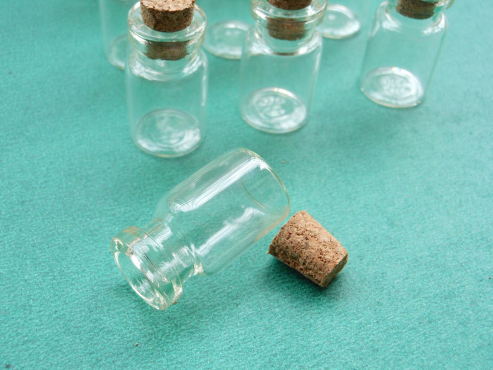 50pcs 12x24mm Empty Glass Vials. Glass Bottles. Mini Glass | Etsy