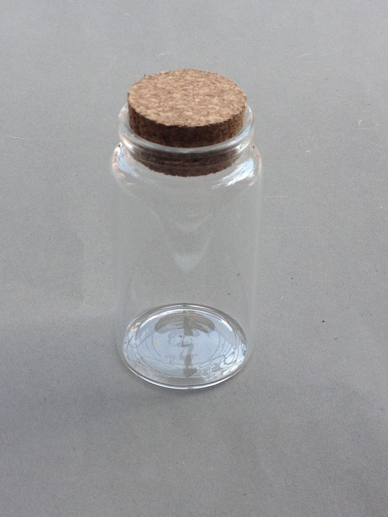 4pcs 46x90mm Mini Glass Bottles With Corks.glass Bottles.mini Glass ...