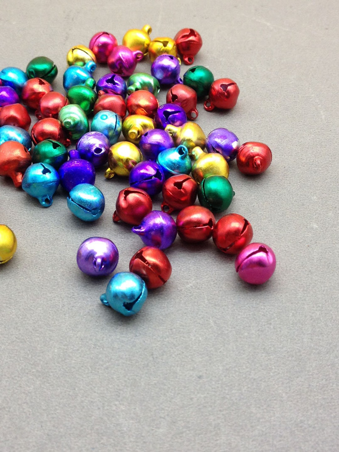 200pcs Asorted Color Mini Bells,pet Bells,dog Bells,christmas Bells ...