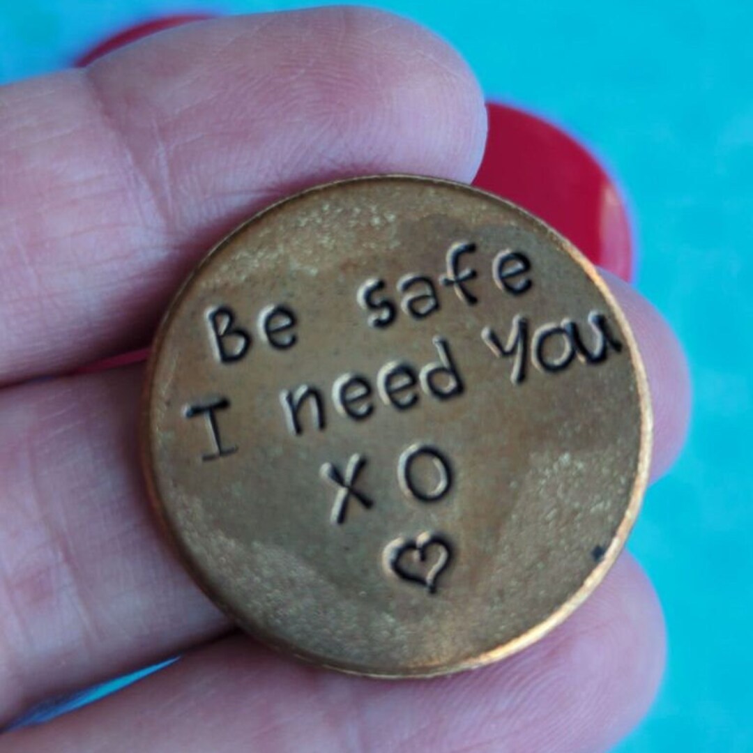 Be Safe I Need You XO Pocket Hug/ Pocket Token - Etsy