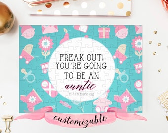 PREGNANCY Announcement PUZZLE Gender Neutral Background Baby - Etsy