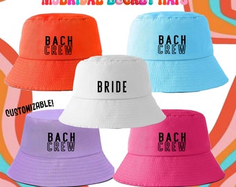 CUSTOM Wavy Groovy Font Bucket Hat 4 Colors to Choose - Etsy