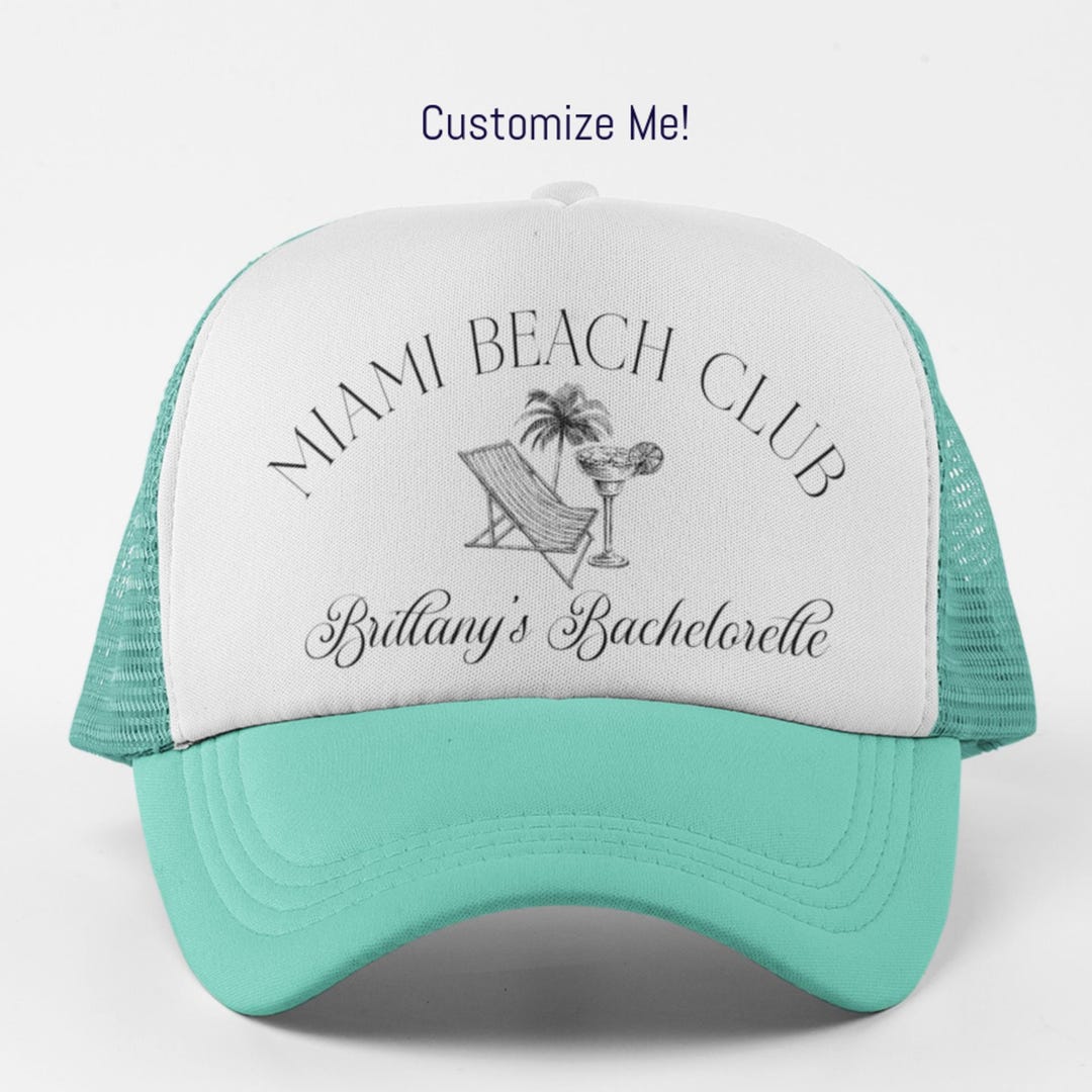 Country Club Trucker Hats | Beach Club Cabana Club Girls Trip ...