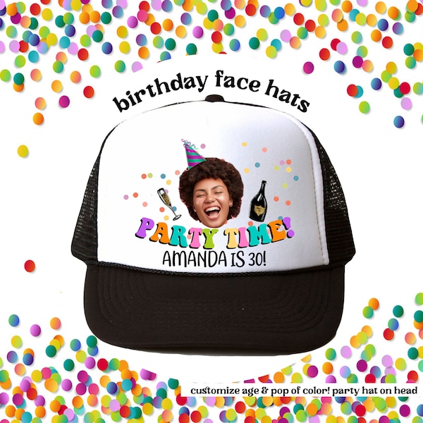 Custom Party Hats Adults - Etsy