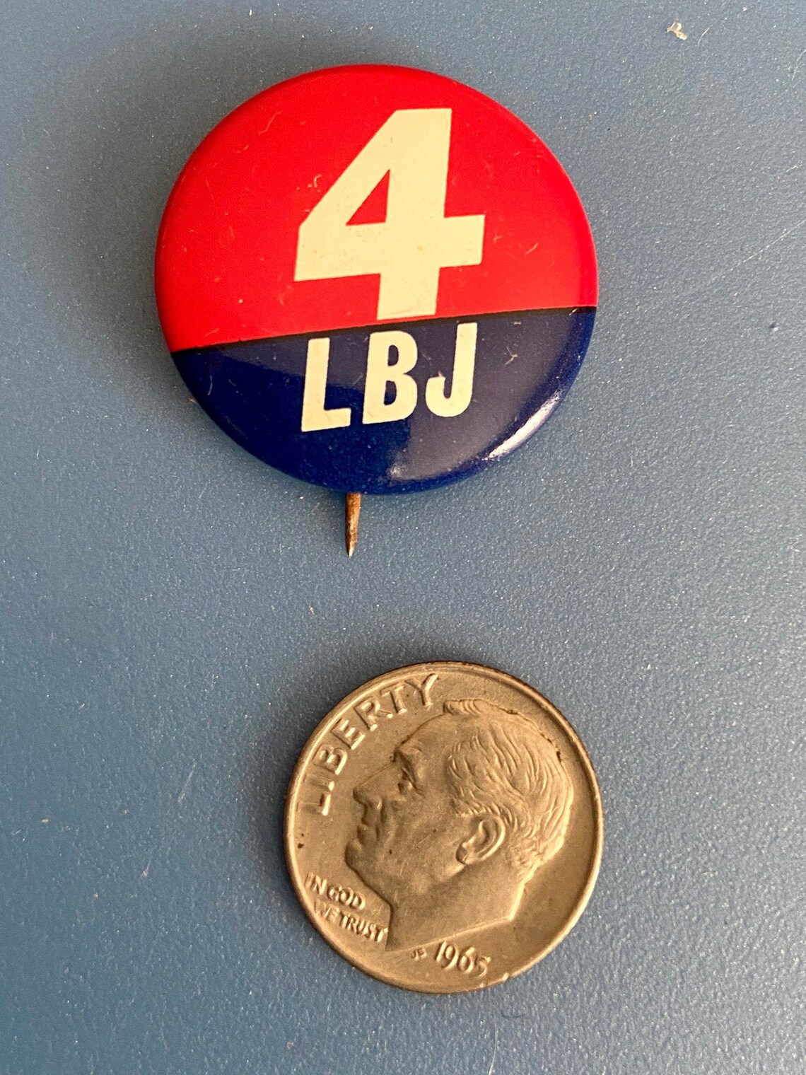 4 LBJ for President Political Pin - Etsy