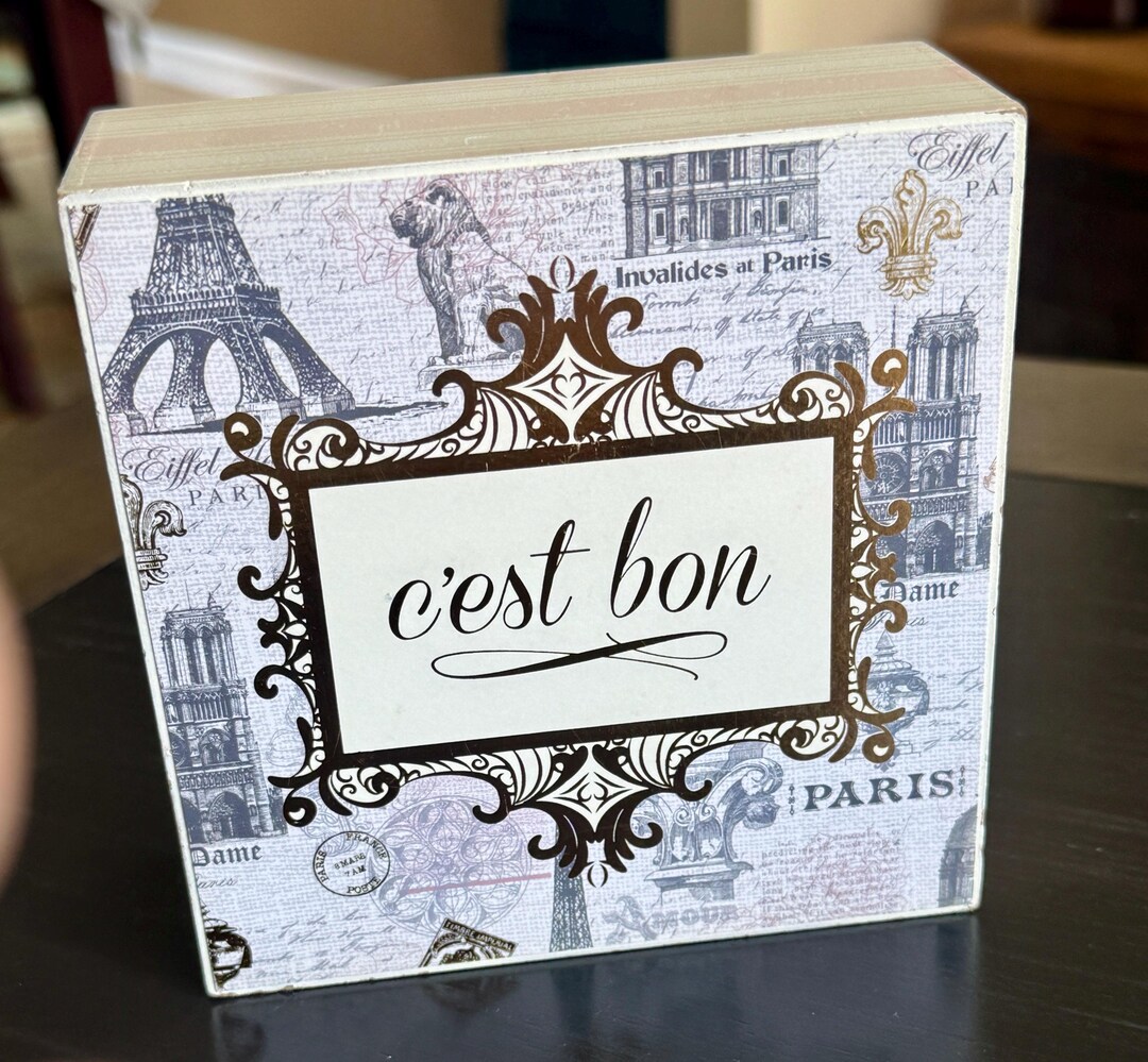 Ces't Bon (that's Good) Parisian Table And/or Wall Decor - Etsy