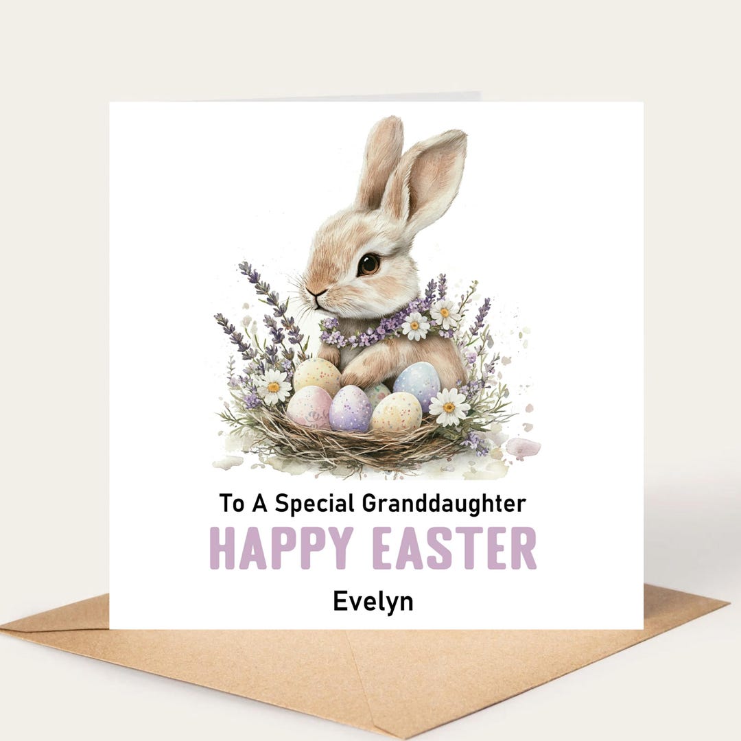 Easter Card, Granddaughter Easter Card, Daughter Easter Card, Niece ...