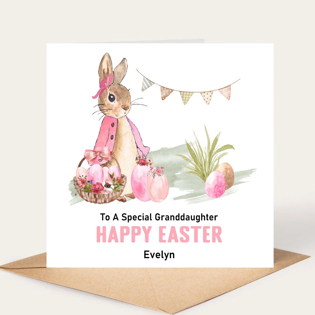 Easter Card, Granddaughter Easter Card, Daughter Easter Card, Niece ...