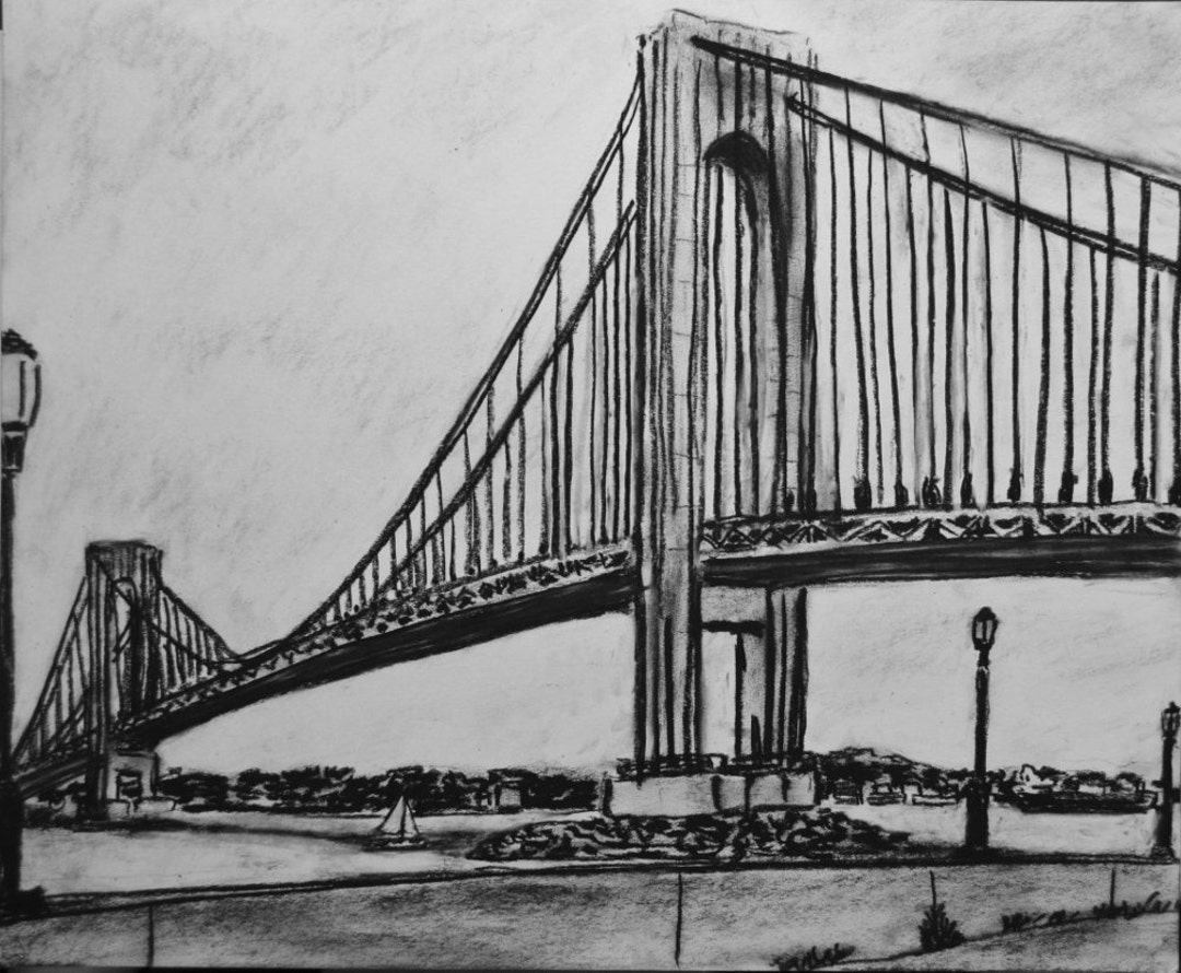 Verrazano Bridge From the East, NYC, Bay Ridge, Brooklyn, Staten Island ...
