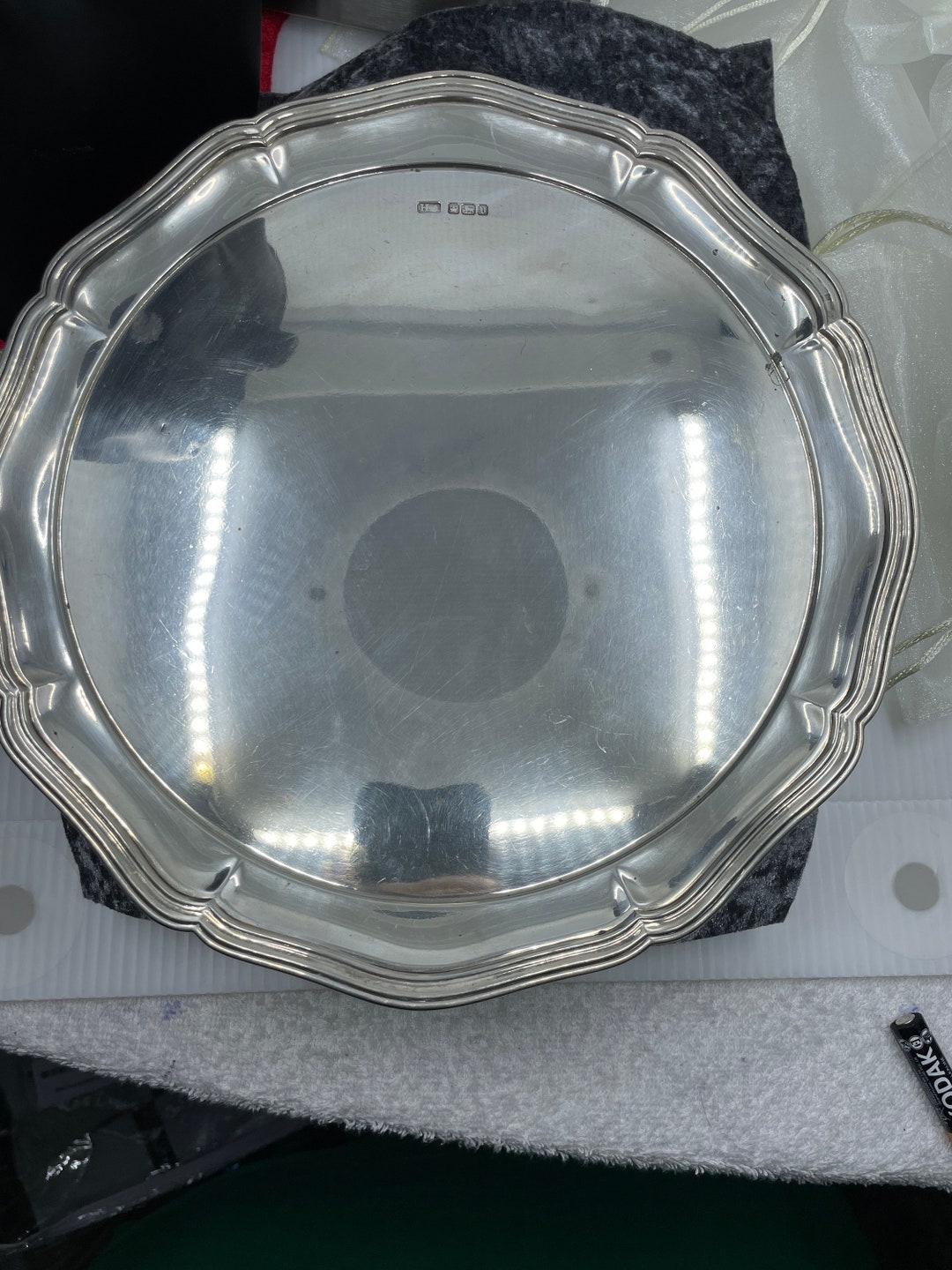 Quality Henry Atkins Sterling Silver Sheffield Assay Hallmarked Tray or ...