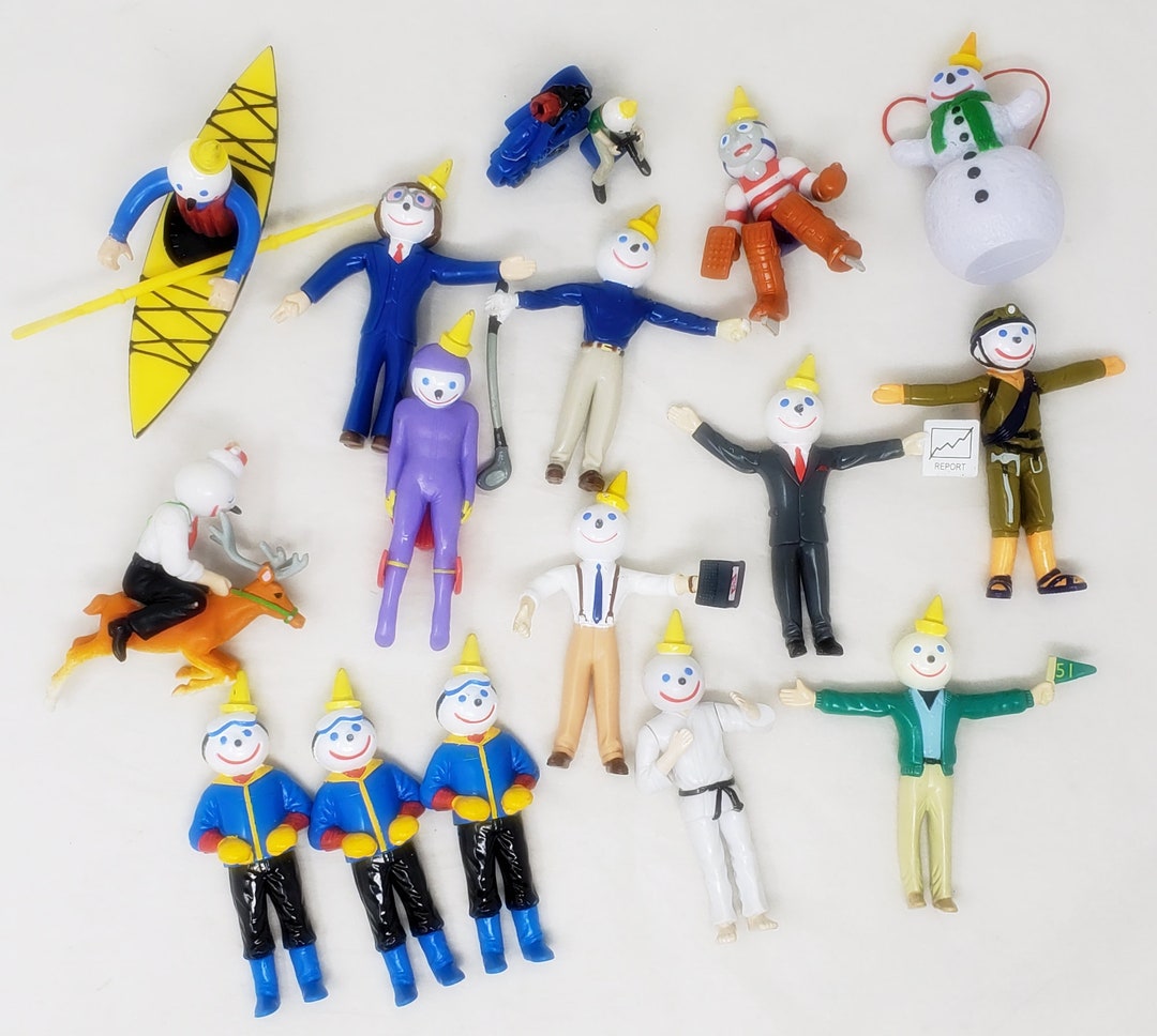 Jack in the Box Bendable Figures Vintage Lot of 16 Toys - Etsy