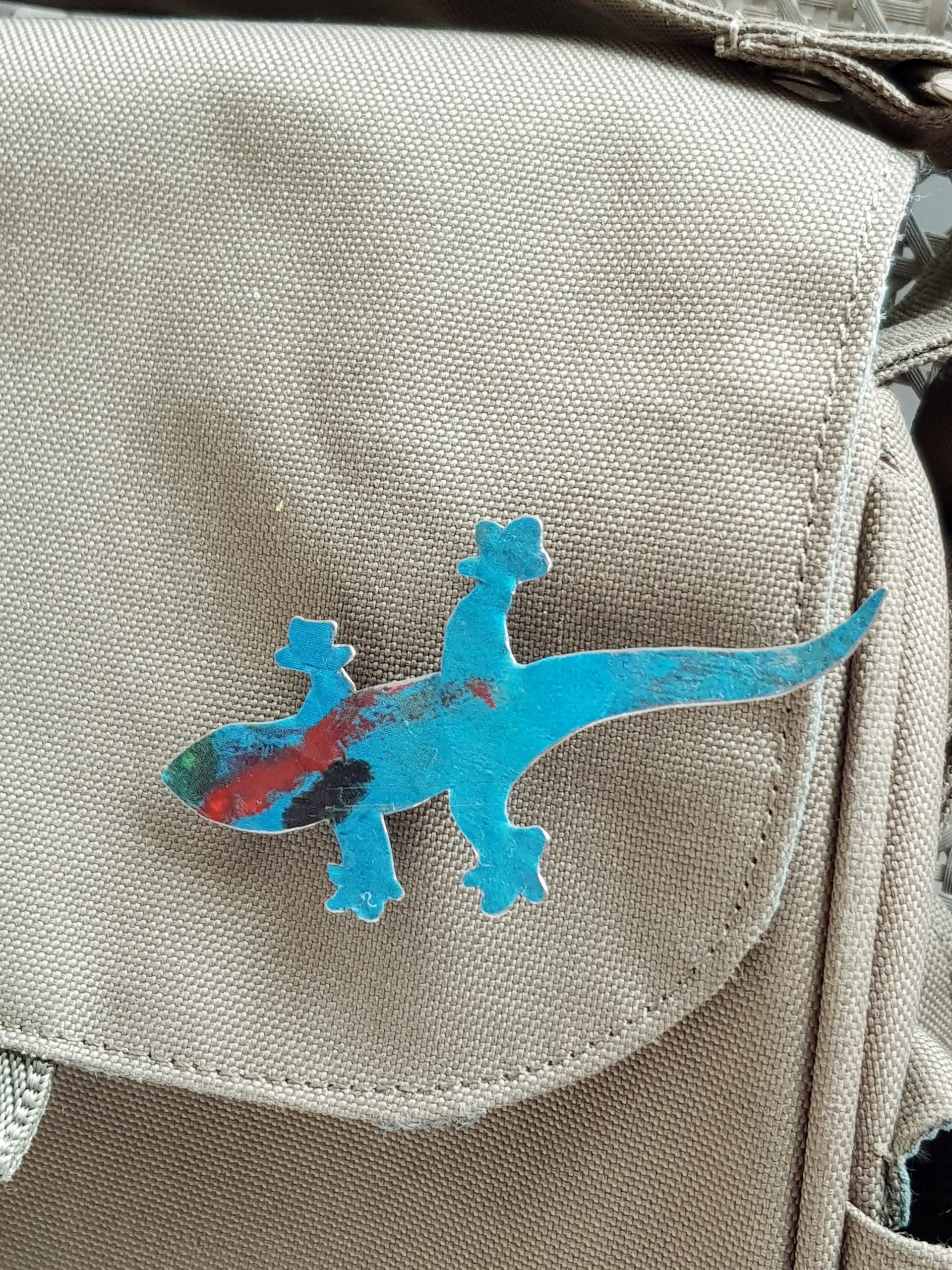 Gecko Vintage Tin Brooch, Lizard Badge, Eco Friendly Badges, Birthday ...