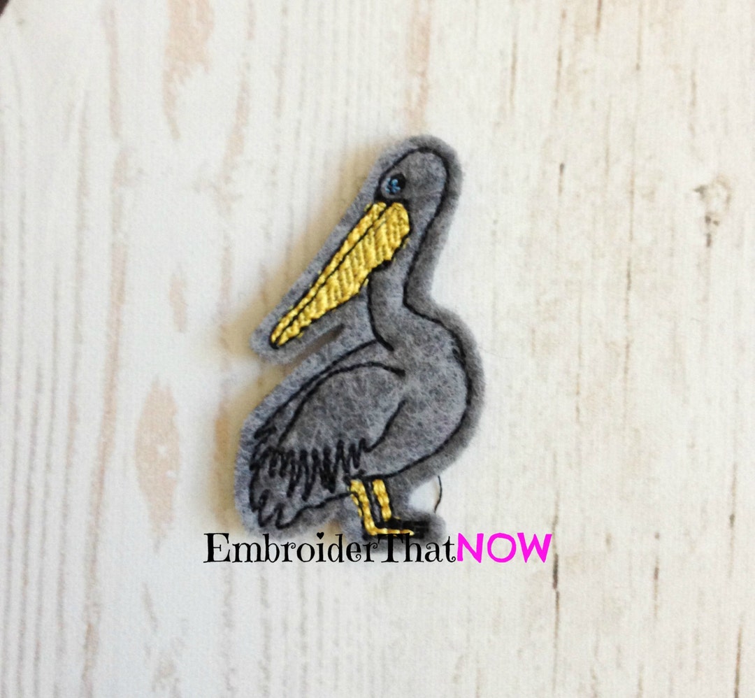 Pelican Digital Feltie Embroidery Design File - Etsy