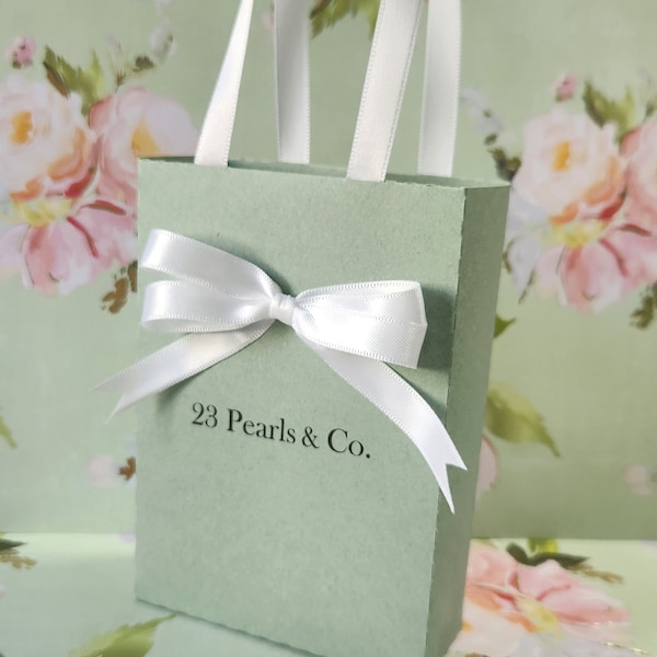 Custom Sage Green Gift Bag - 60+ Gift Ideas for 2024