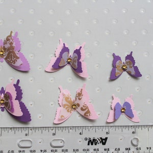 Set of 25 Handmade Mixed Vanilla/light Pink Butterflies Wedding ...
