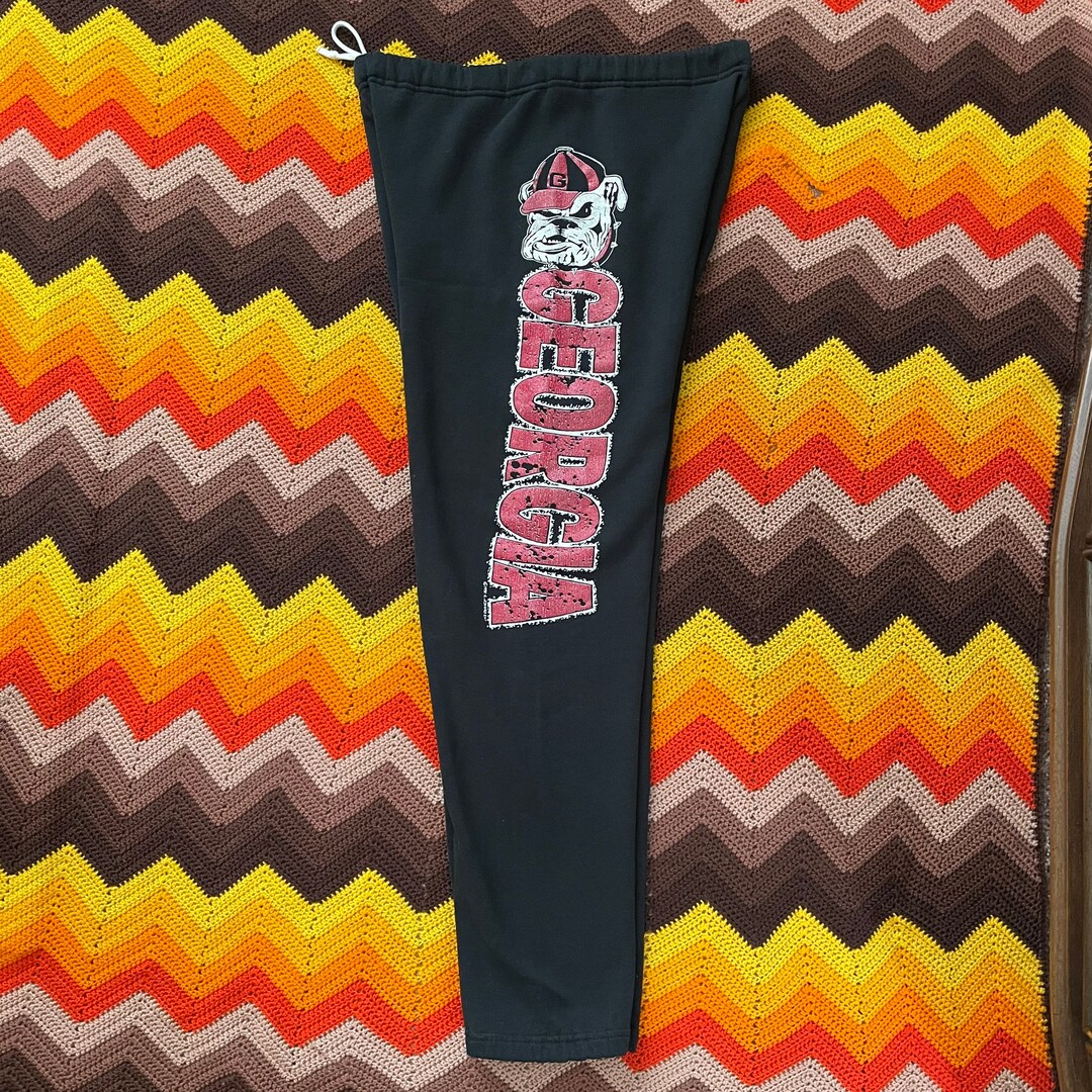 90s Georgia Sweatpants Vintage 1990s College Football Sweats Size ...